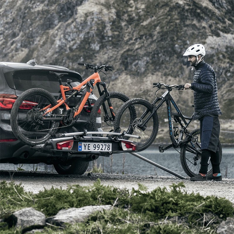 Dviračių laikiklis VeloSpace XT 3 dviračių juodas - Melga
